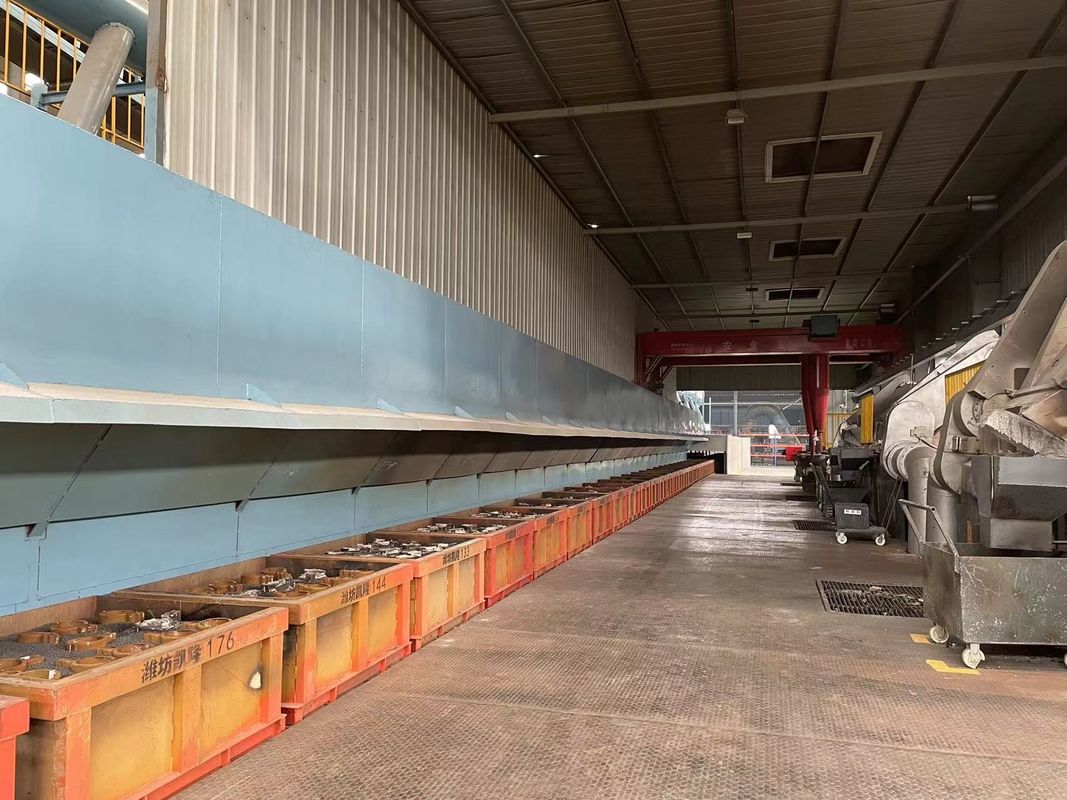 Shell Core Making Molding Line Of Resin Sand Foundry